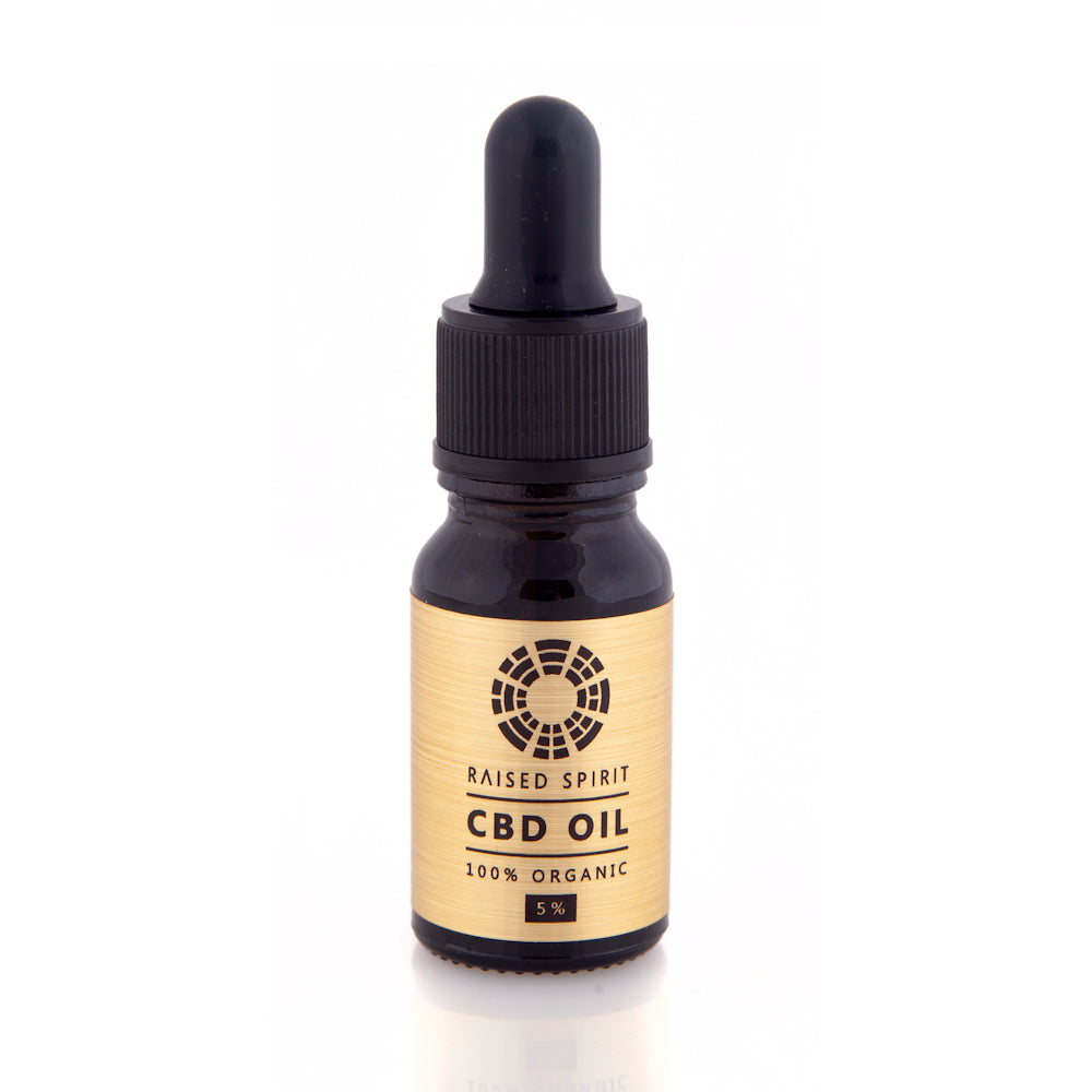 RAISED SPIRIT 5% CBD Oil Drops - 100% Organic. LOVE HEALTH : LOVE HEMP ...