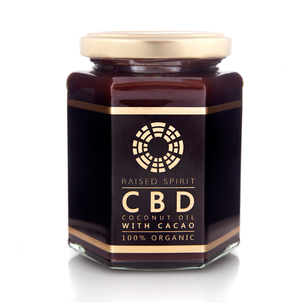 RAISED SPIRIT CBD COCONUT OIL CACAO PRO - 100% Organic, Vegan, Made in ...