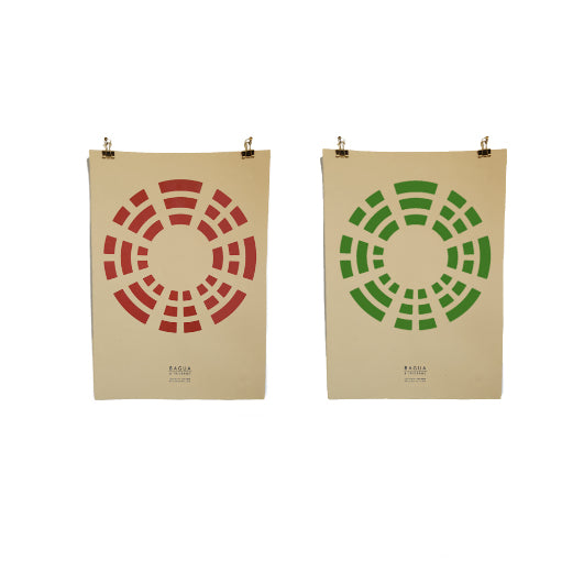 Hemp Poster - RED Bagua (Limited Edition), 100% Hemp Paper – Hempine ...