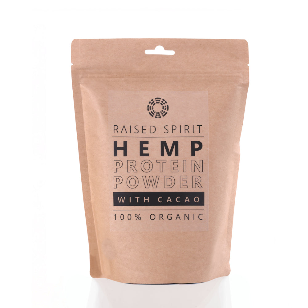 Raised Spirit Organic Hemp with CACAO Protein Powder - 500g / 1kg ...